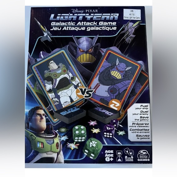 Disney | Games | Nwt Lightyear Galactic Attack Game | Poshmark